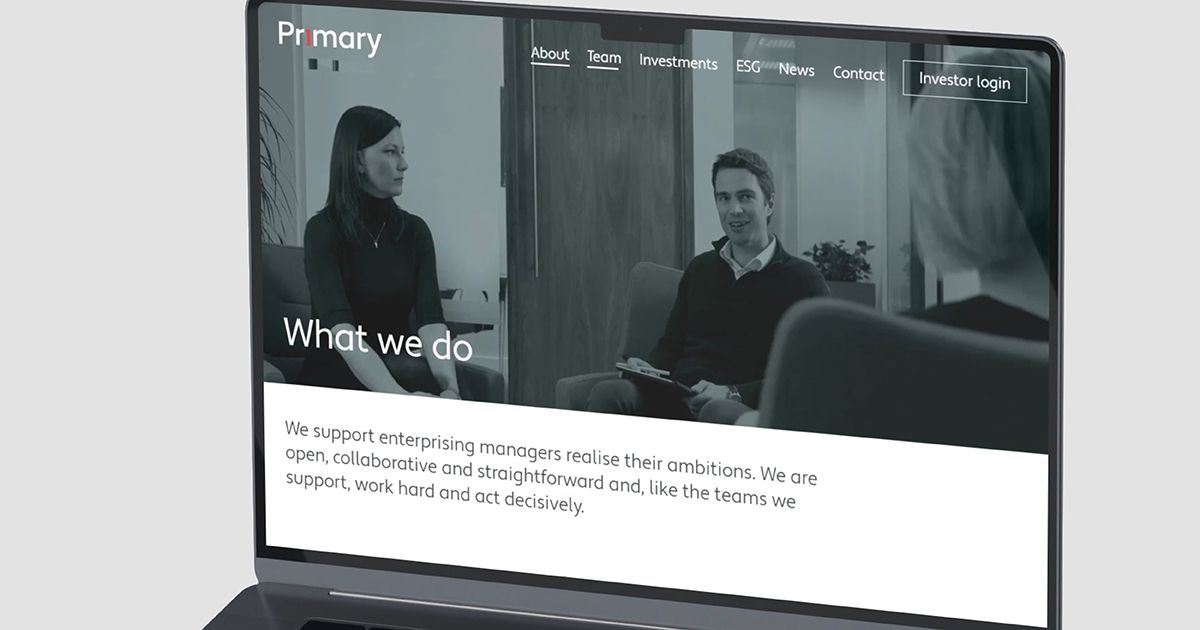 Primary Capital: A creative approach to Private Equity – WildWest Design